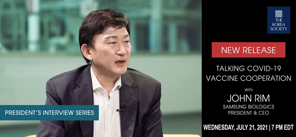 Talking COVID-19 Vaccine Cooperation with President John Rim