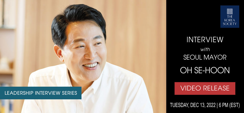 Interview With Seoul Mayor Oh Se Hoon